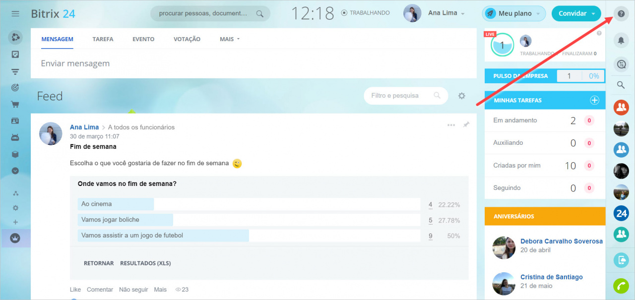 Suporte do Bitrix24: como contatar?